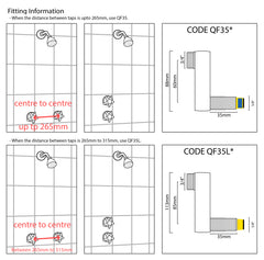 Showers | Quoss Freestyle Shower Full Set | Easy Mixer Australia ...